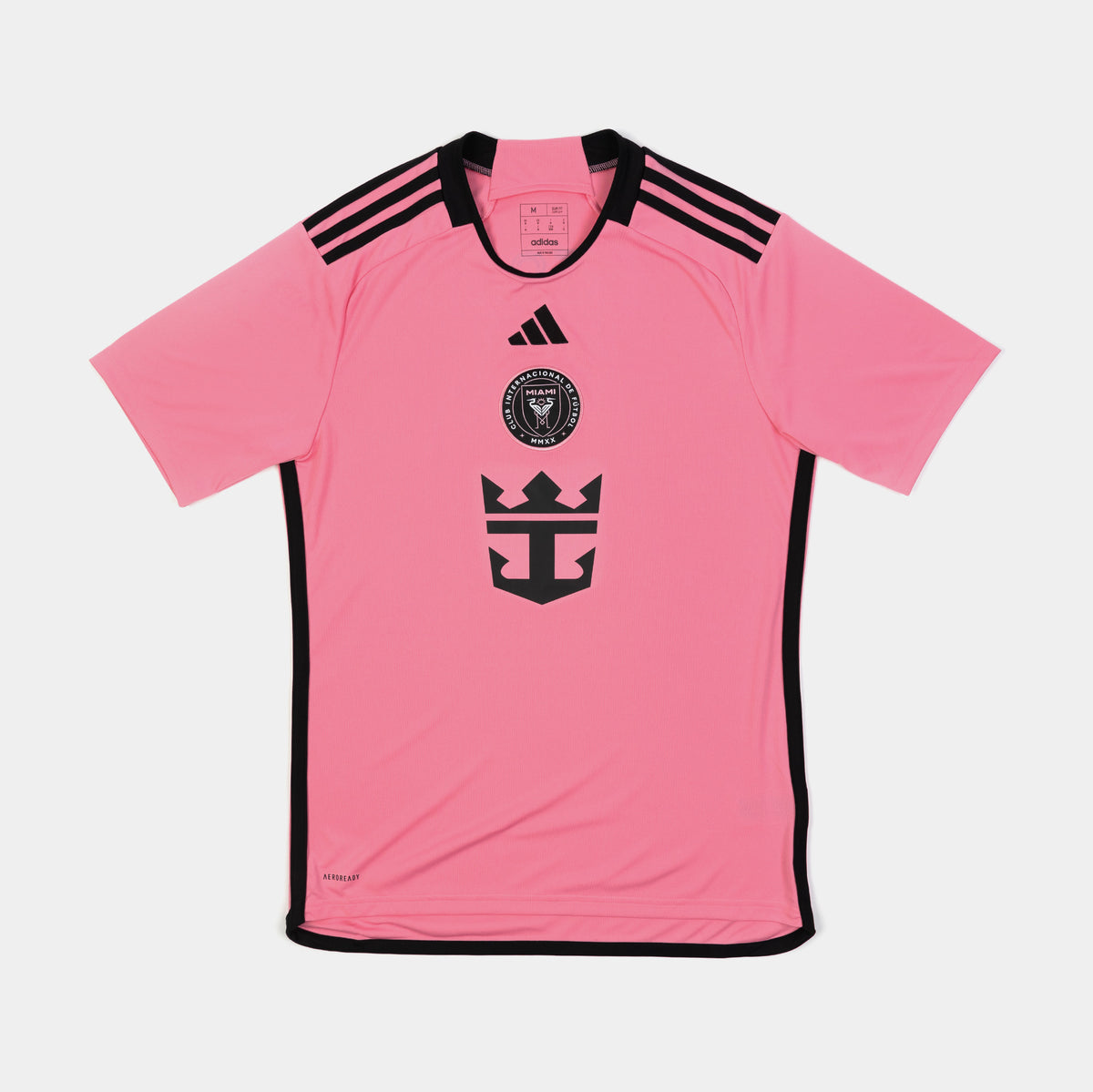 adidas Inter Miami CF Messi Home 24 25 Mens Jersey Pink Black JE9741 ...