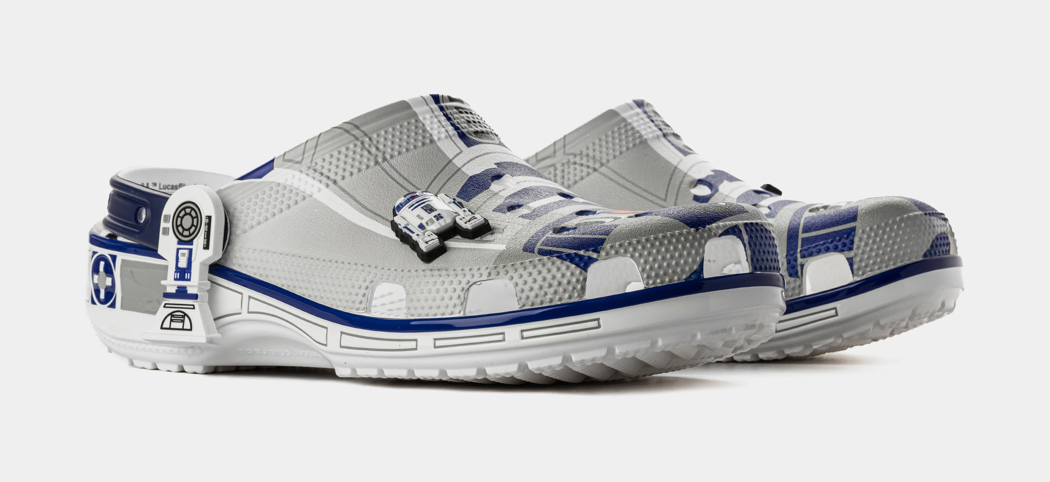 Crocs Star Wars R2-D2 Classic Clog Mens Lifestyle Sandals White Blue ...