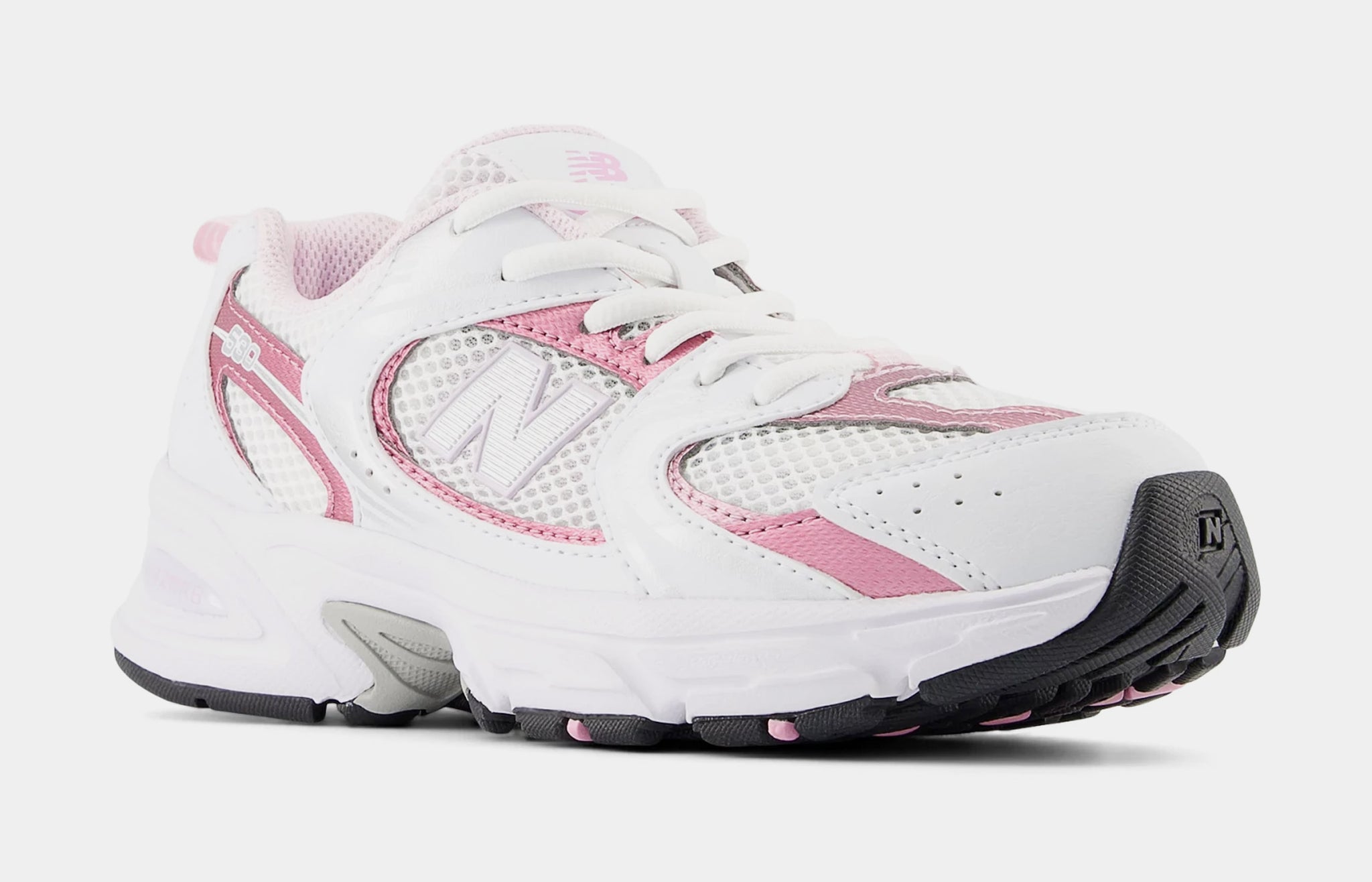 New Balance 530 Grade School Running Shoes White Pink Sugar GR530RK ...