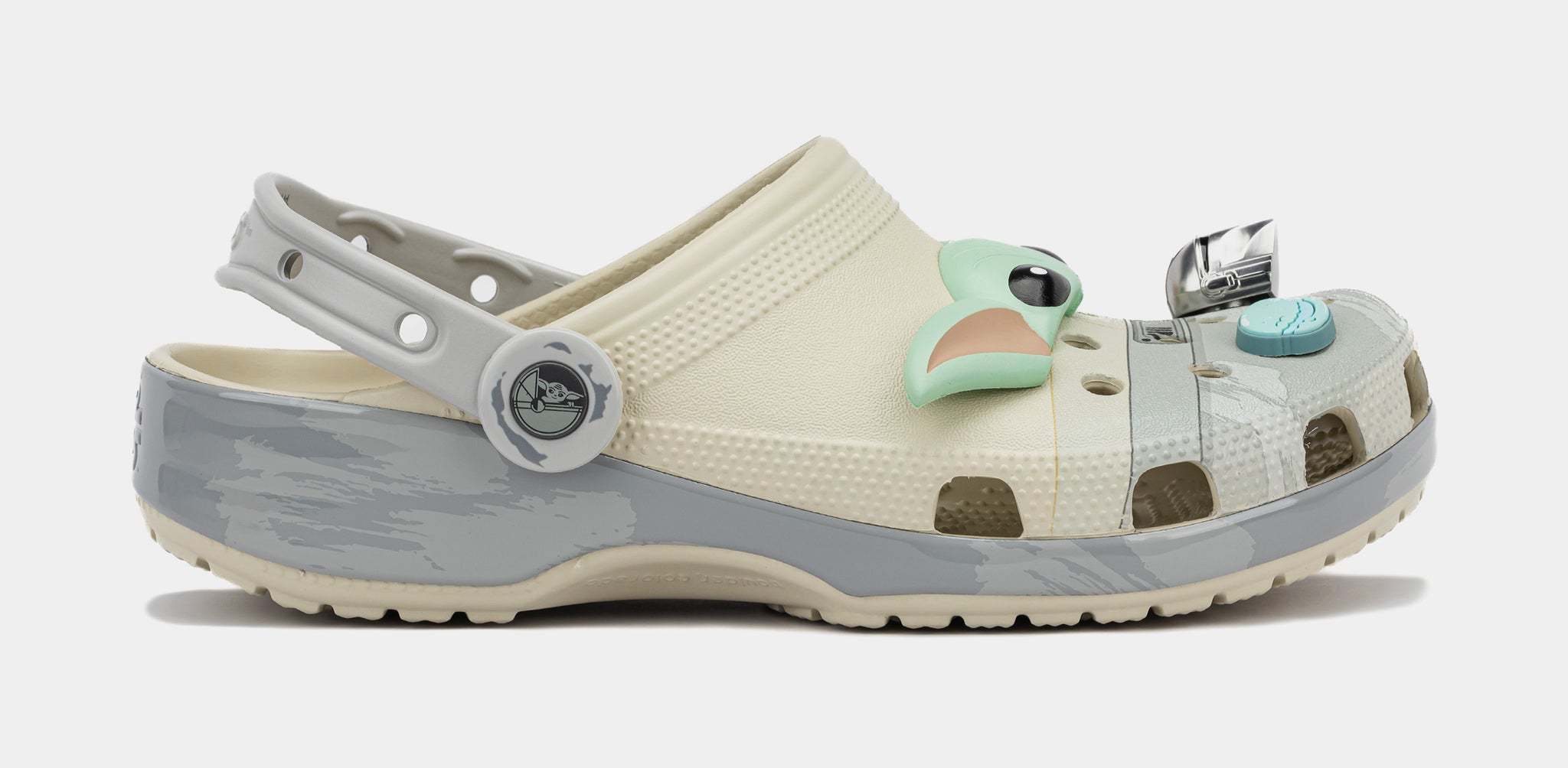 Crocs Star Wars Grogu Classic Clog Mens Sandals Beige Green 209482-2Y2 ...