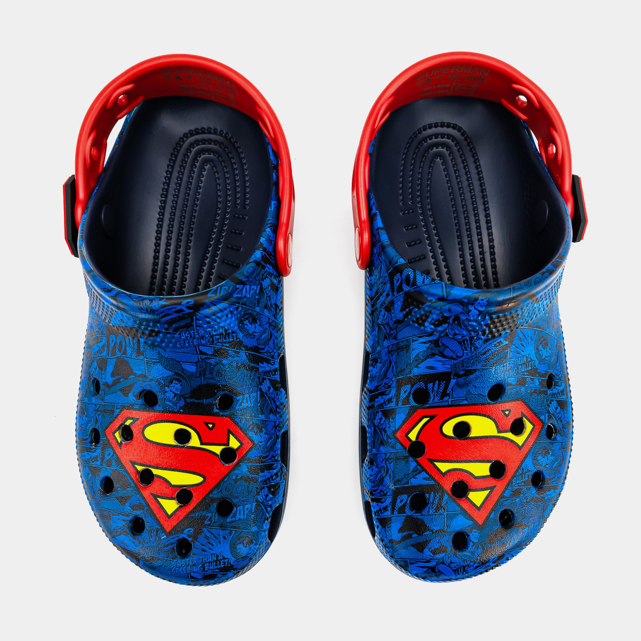 Crocs Superman Classic Clog Mens Sandals Blue Red 211131-90H – Shoe Palace