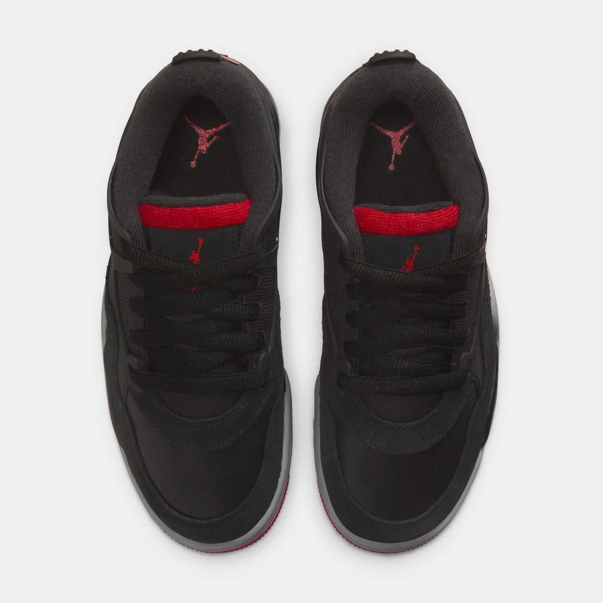 Jordan Air Jordan 4 RM Grade School Lifestyle Shoes Black Wolf Grey ...