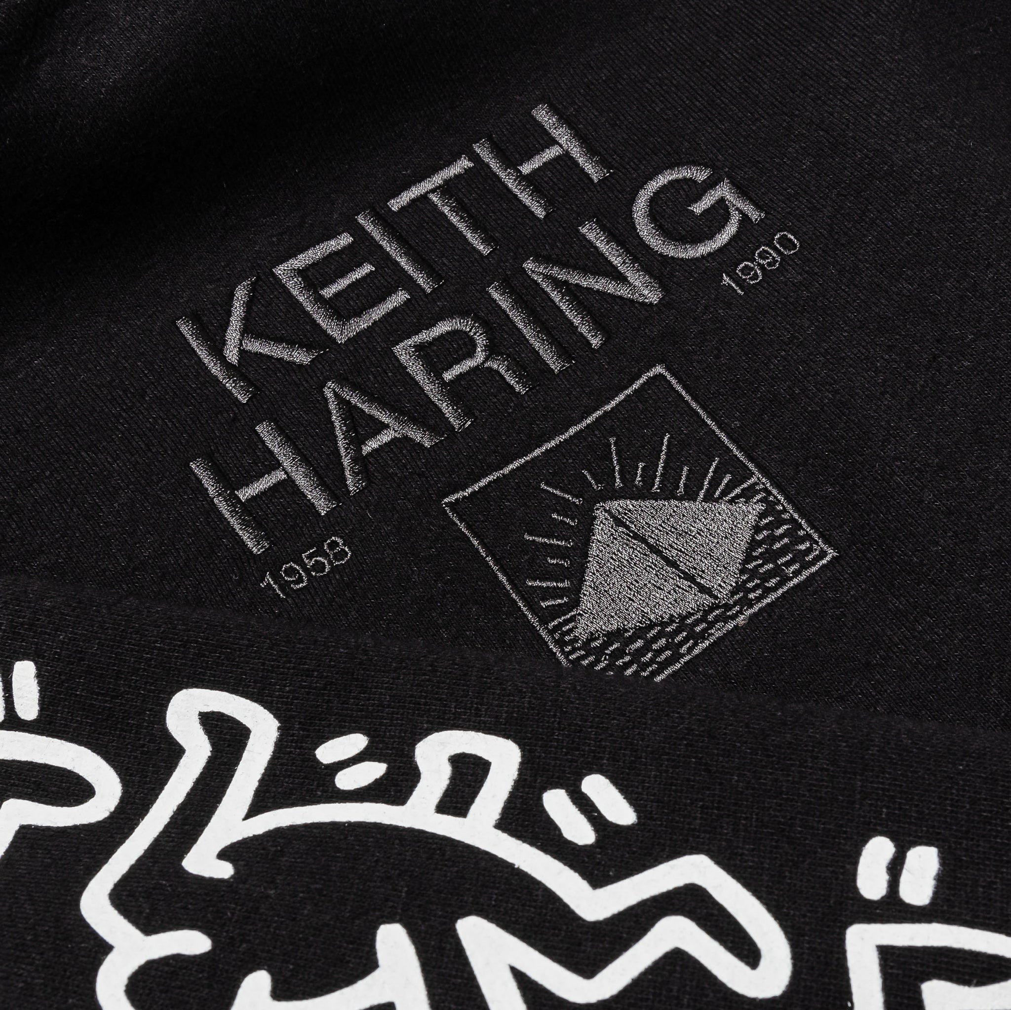 Shoe Palace SP x Keith Haring 1985 Pullover Mens Hoodie Black Red ...