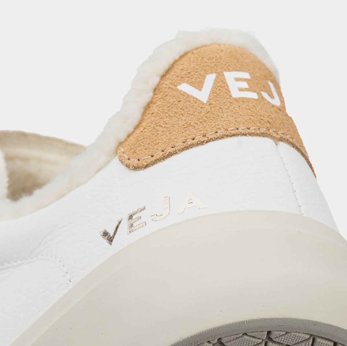 Veja Campo Winter Leather Womens Lifestyle Shoes White Tan CW0503830A ...