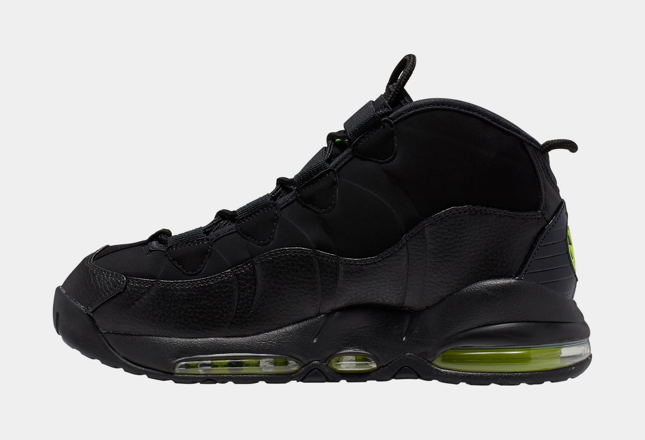 Nike Air Max Uptempo 95 Black Volt Mens Basketball Shoes Black Volt ...