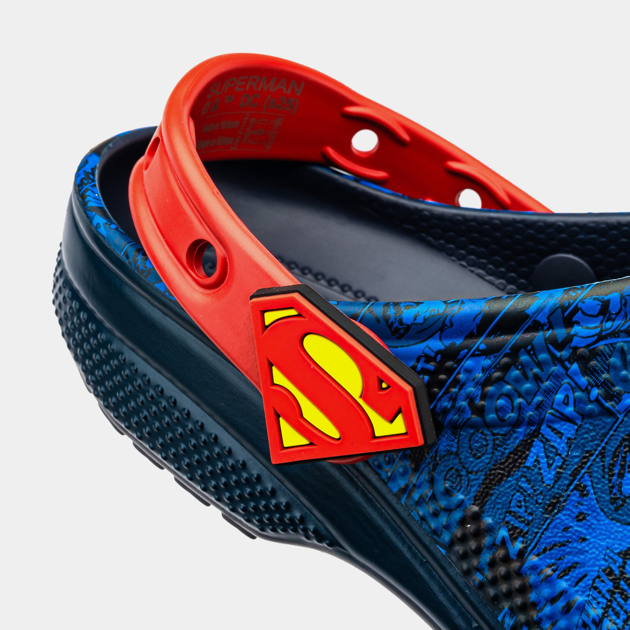 Crocs Superman Classic Clog Mens Sandals Blue Red 211131-90H – Shoe Palace