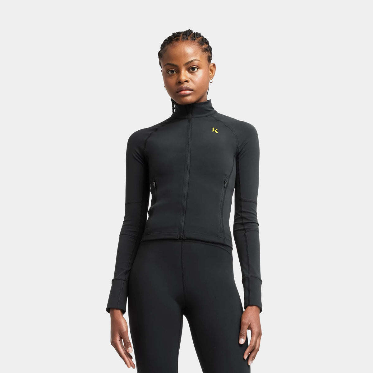 New Balance Klutch Full Zip Up Womens Jacket Black White WJ51612-BM ...