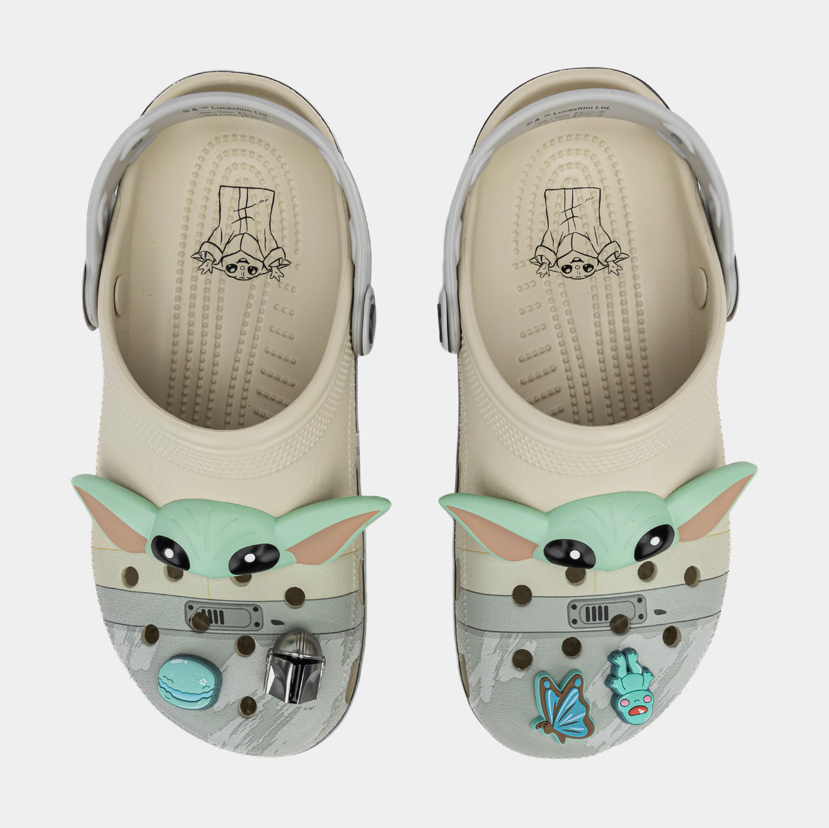 Crocs Star Wars Grogu Classic Clog Mens Sandals Beige Green 209482-2Y2 ...