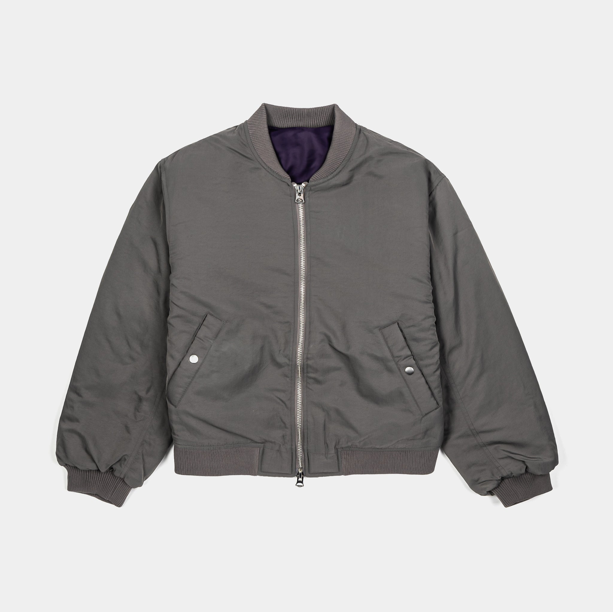 Maison Article Reversible Bomber Mens Jacket Purple Grey MANB103 – Shoe ...
