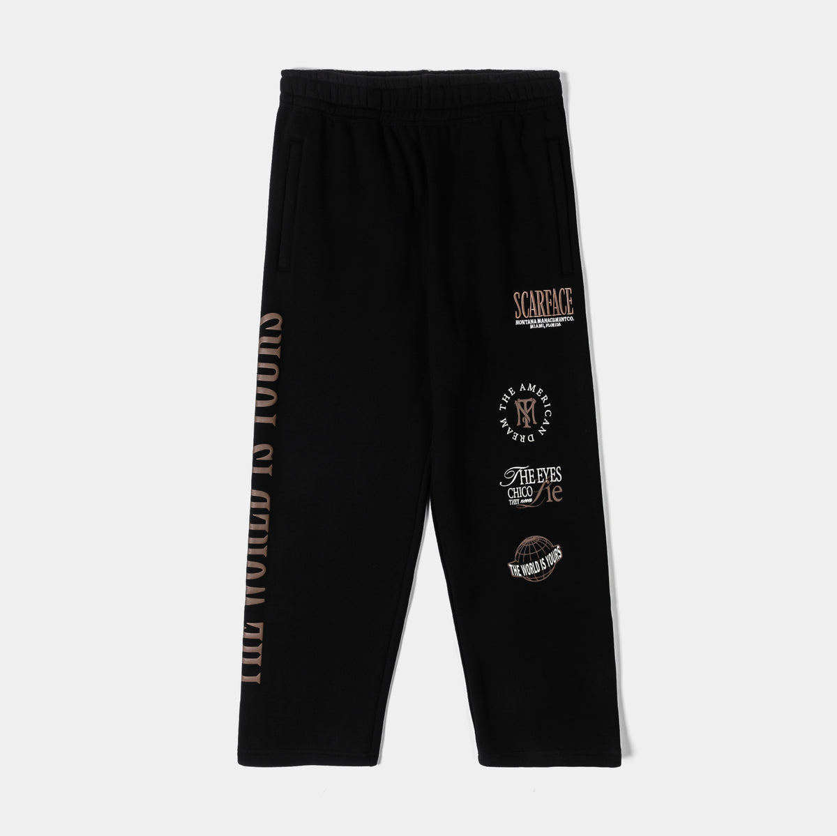 Shoe Palace SP x Scarface Chico Fleece Mens Sweatpants Black Taupe ...