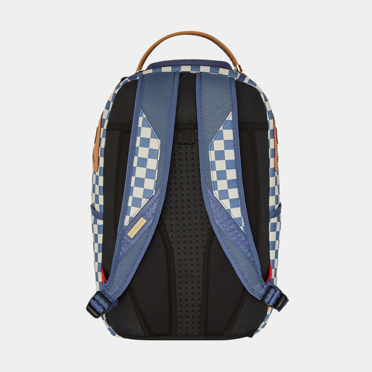 Sprayground Shark Checkered Mens Backpack Blue Beige 910B6720NSZ – Shoe ...