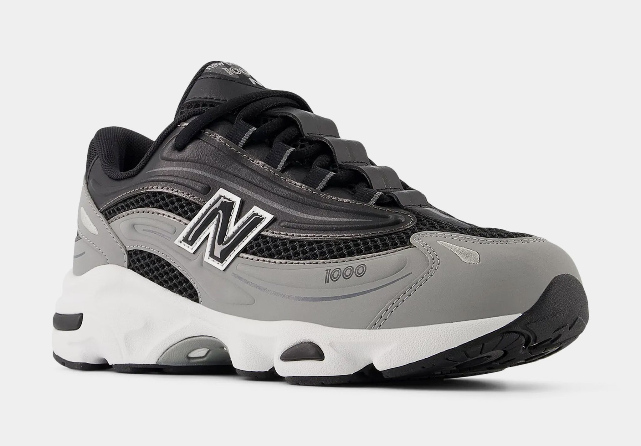 New Balance 1000 Grade School Running Shoes Black Grey GC1000AK – Shoe ...