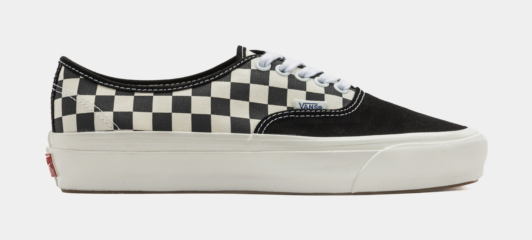 Vans LX Authentic Checkerboard Mens Lifestyle Shoes Black White EBN1O7 ...
