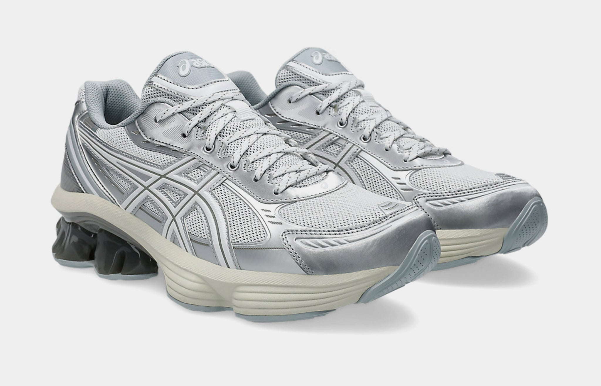 ASICS Gel Kinetic Fluent Mens Running Shoes White White 1203A591-101 ...