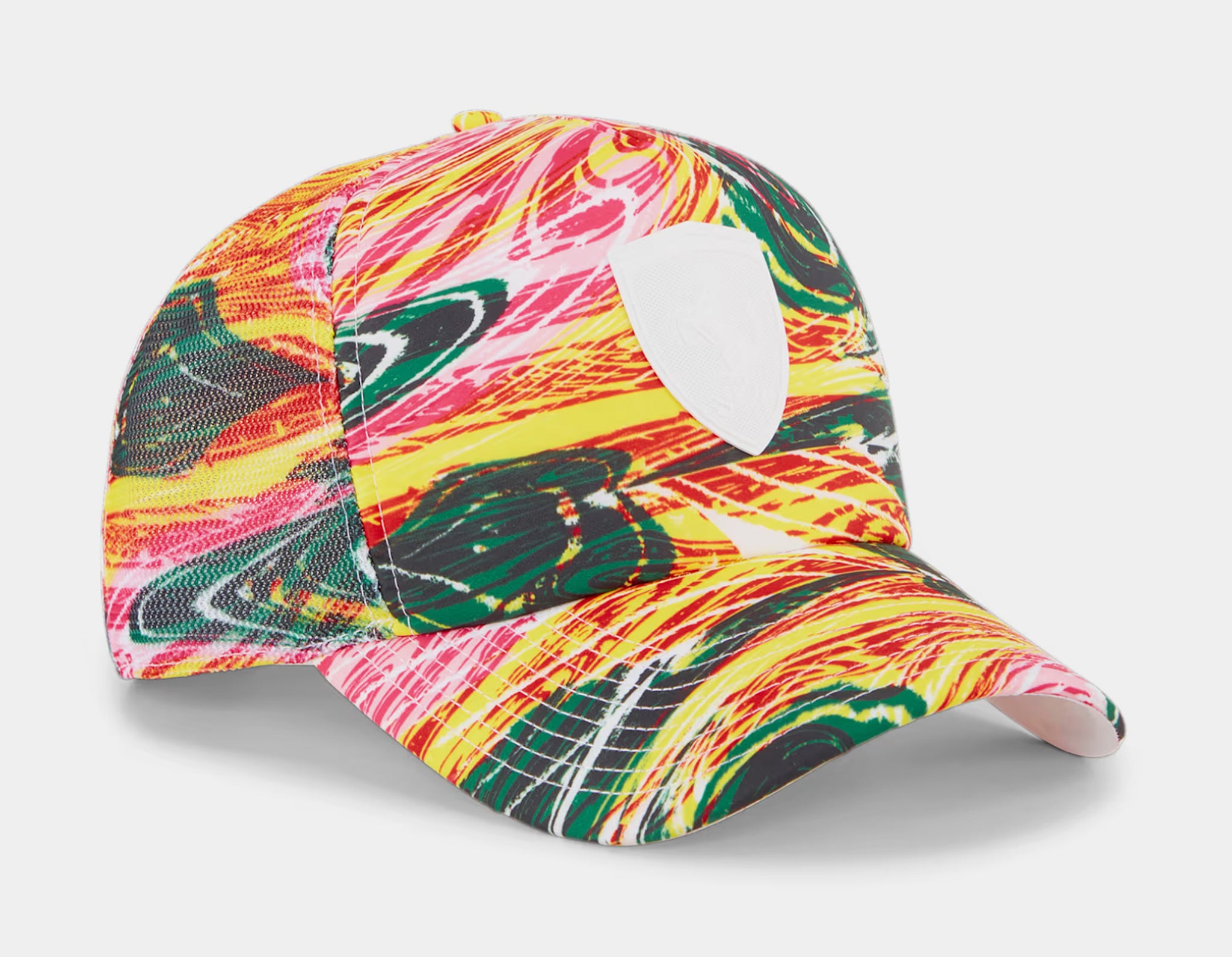 PUMA Scuderia Ferrari Race Crew Baseball Cap Mens Hat Yellow Red 025158 ...