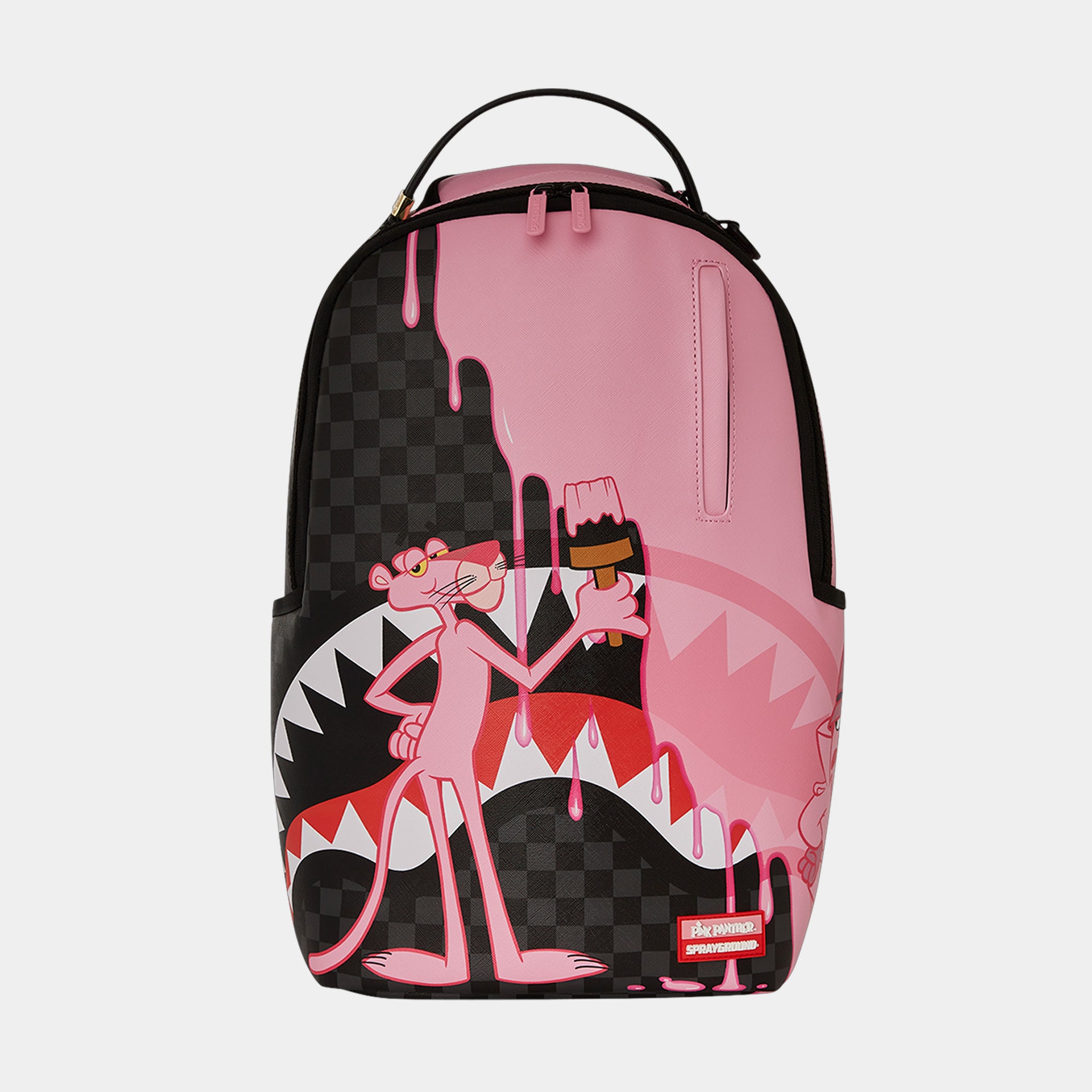 Sprayground Pink Panther Half Painted Mens Backpack Pink Black ...