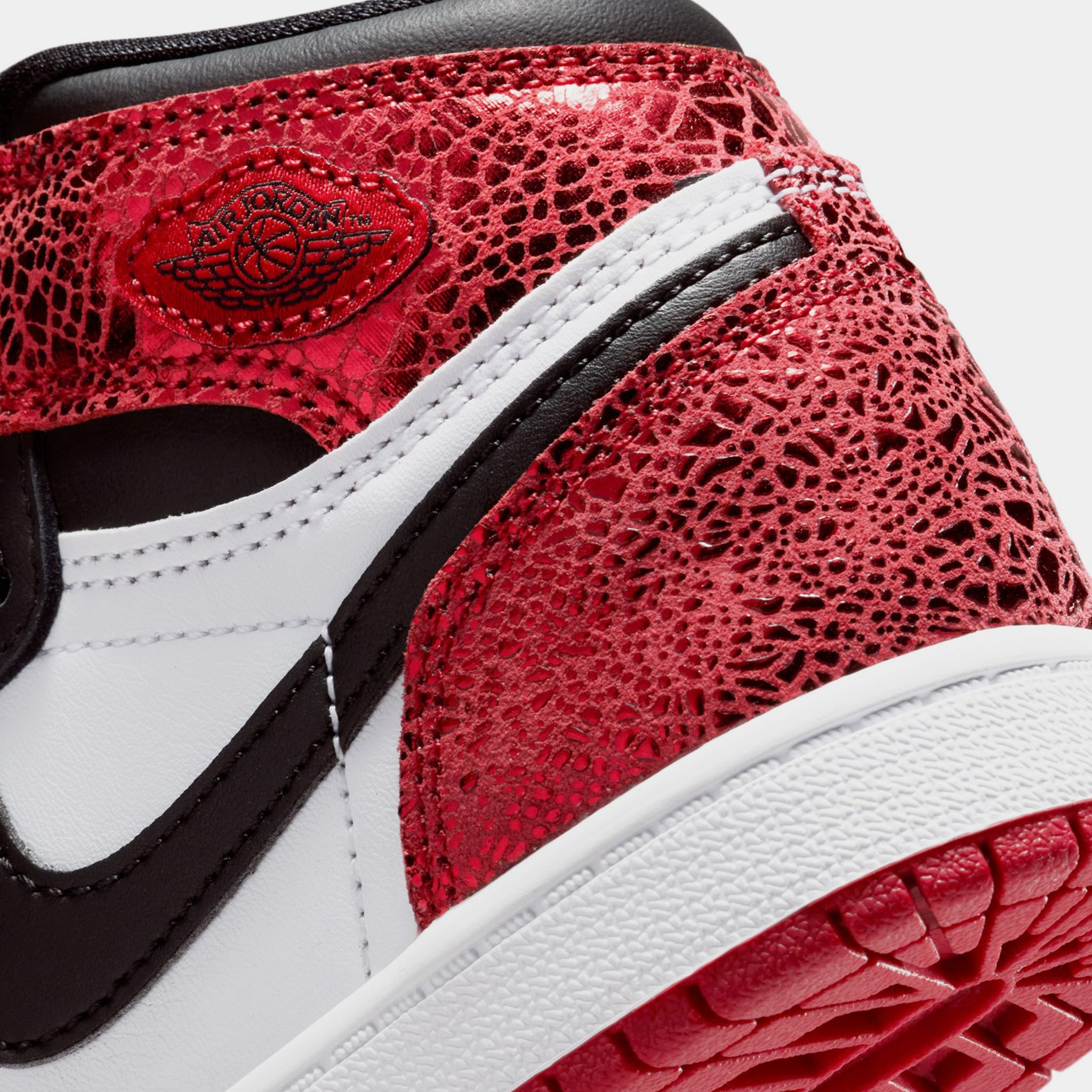 Jordan Air Jordan 1 Retro High OG Ruby Preschool Lifestyle Shoes ...