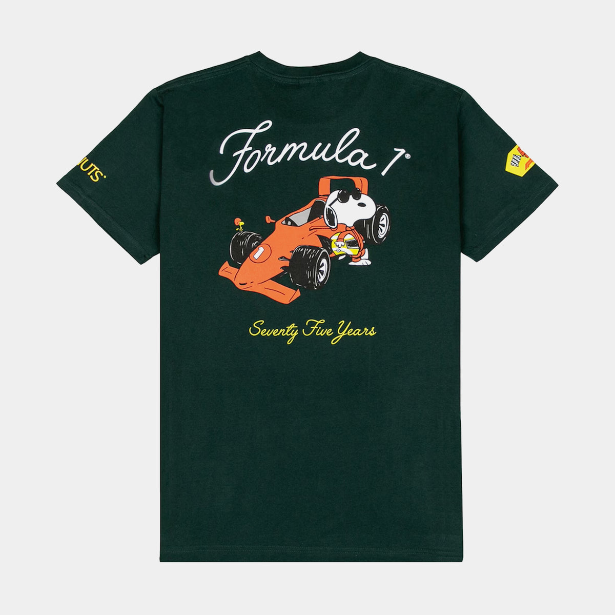 Insomniac F1 x Snoopy Peanuts Joe Cool Mens Short Sleeve Shirt Green ...