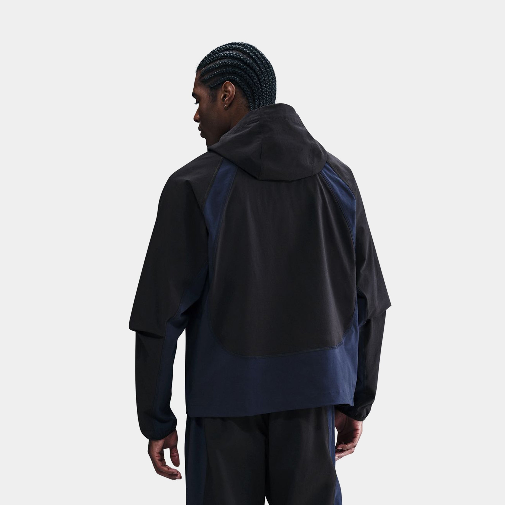 Nike NSW Tech Dri Fit Woven Color Block Windrunner Mens Jacket Cave ...