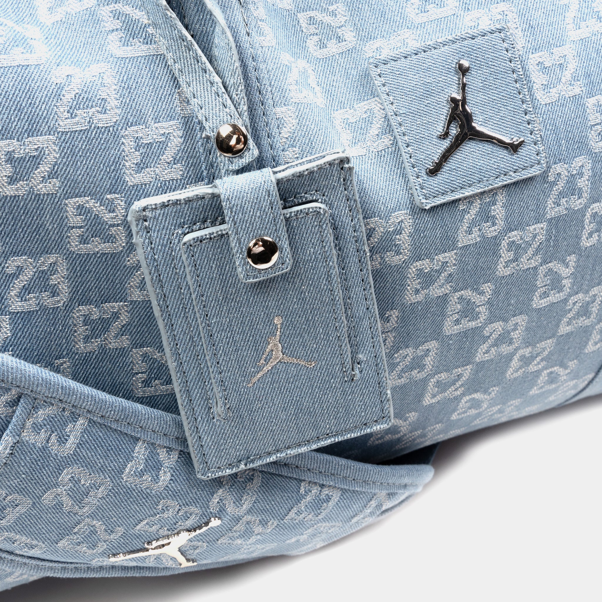 Jordan Monogram Duffle Mens Bag Blue Denim MM9060-571 – Shoe Palace