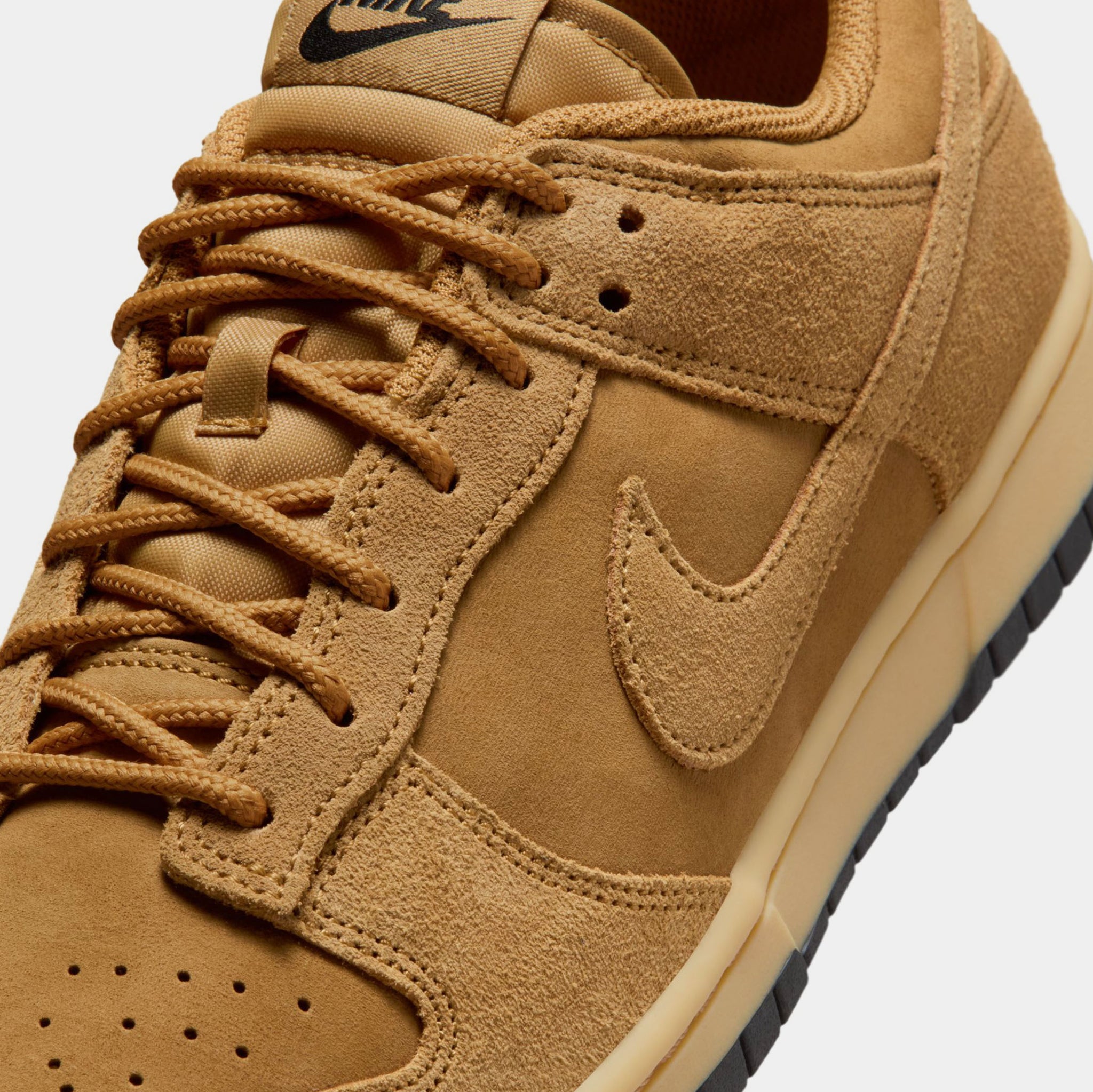 Nike Dunk Low Wheat Mens Lifestyle Shoes Wheat Black Black Wheat IB6651 ...