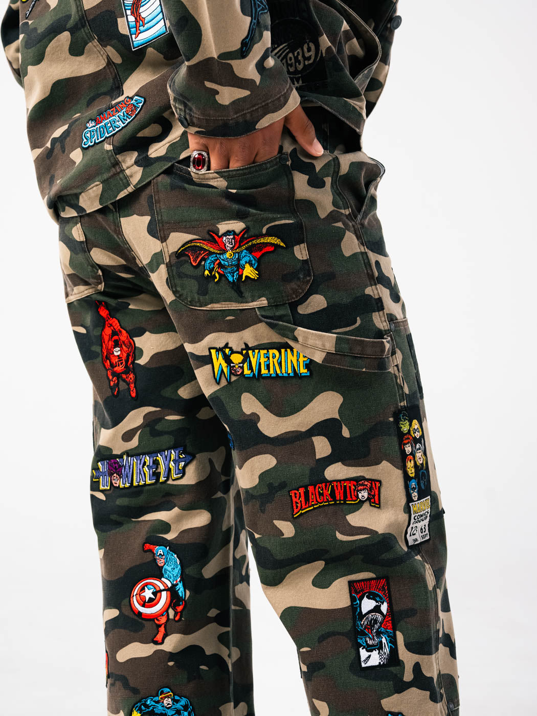 Shoe Palace Marvel By Shoe Palace Marvel Patchwork Camo Mens Pants ...