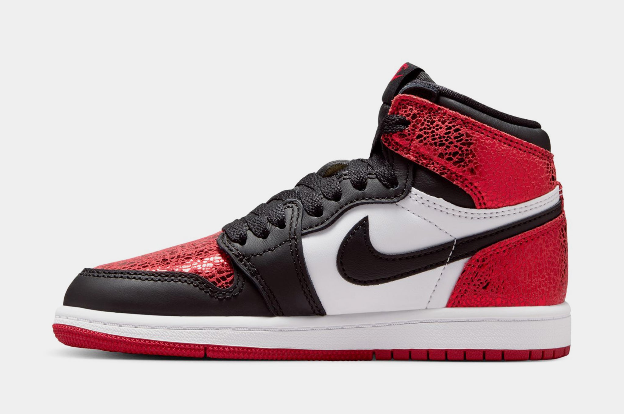 Jordan Air Jordan 1 Retro High OG Ruby Preschool Lifestyle Shoes ...