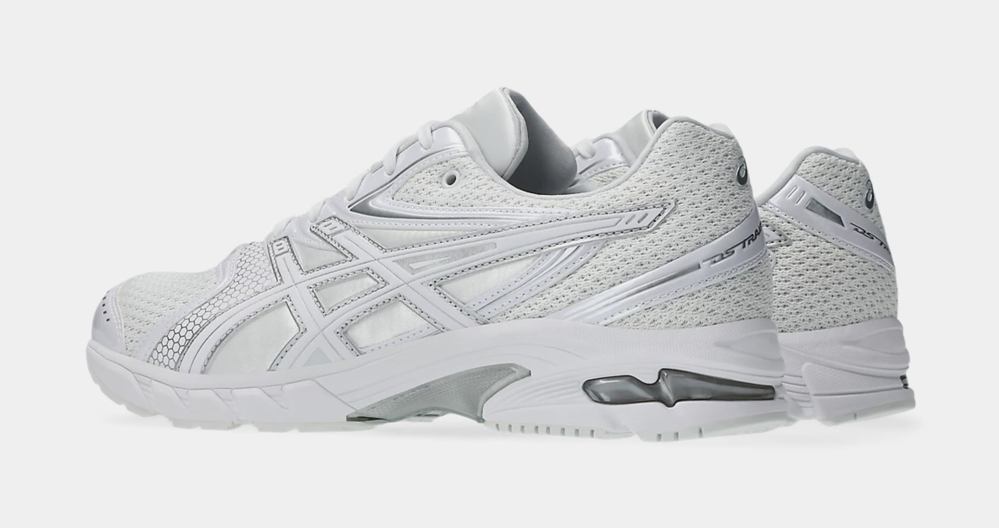 ASICS Gel DS Trainer 14 Mens Running Shoes White Pure Silver 1203A608 ...