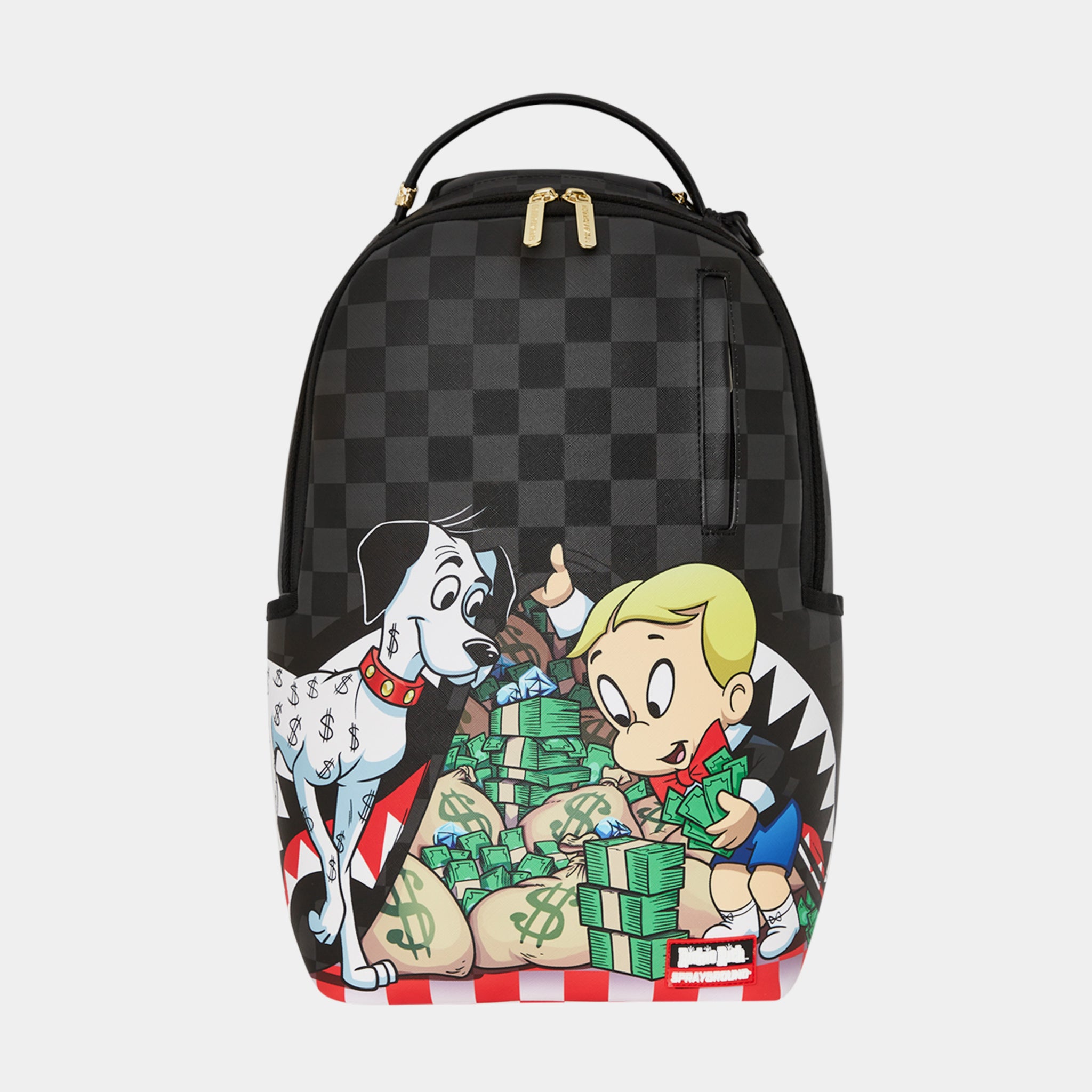 Sprayground Richie Rich And Dog Money Reveal DLXSV Mens Backpack Black ...