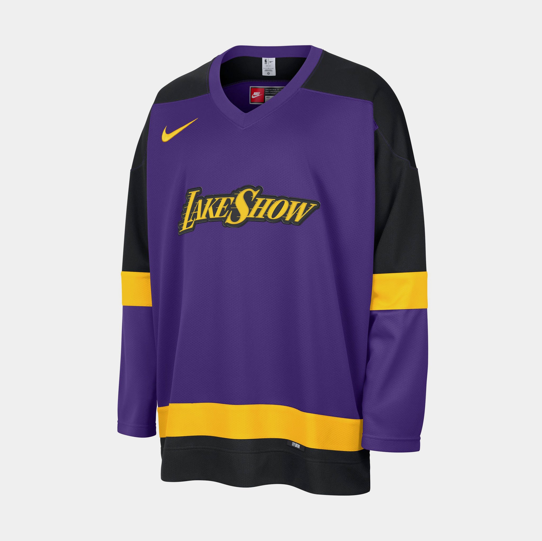 Nike Los Angeles Lakers City Edition Mens Jersey Field Purple Black ...