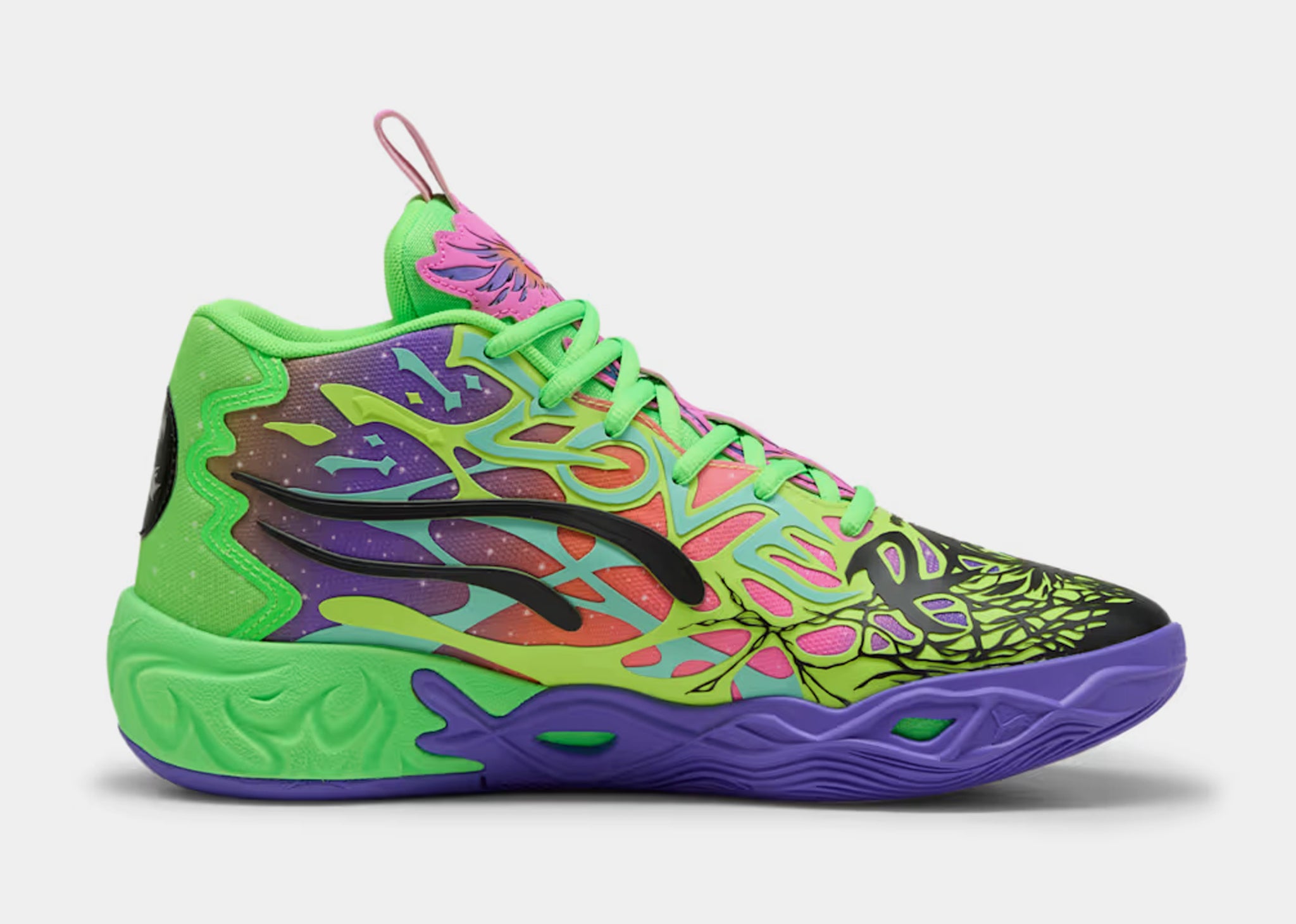 PUMA Puma x LaMelo Ball MB.04 Be You Mens Basketball Shoes Green Purple ...