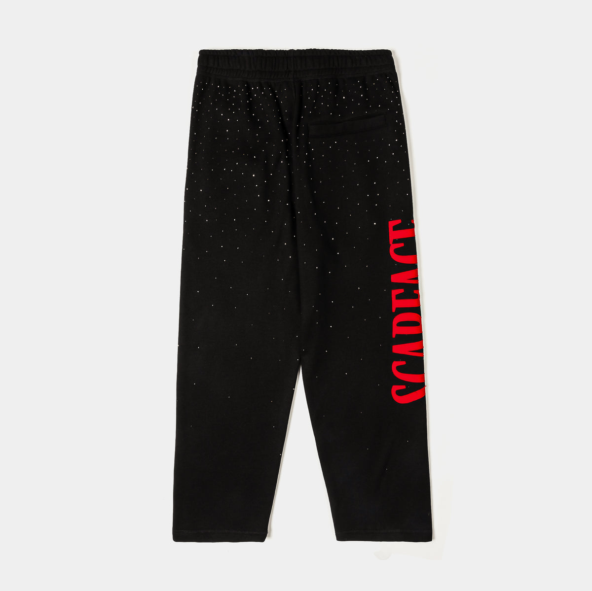 Shoe Palace SP x Scarface Rhinestone Mens Sweatpants Black Red SFSP704 ...