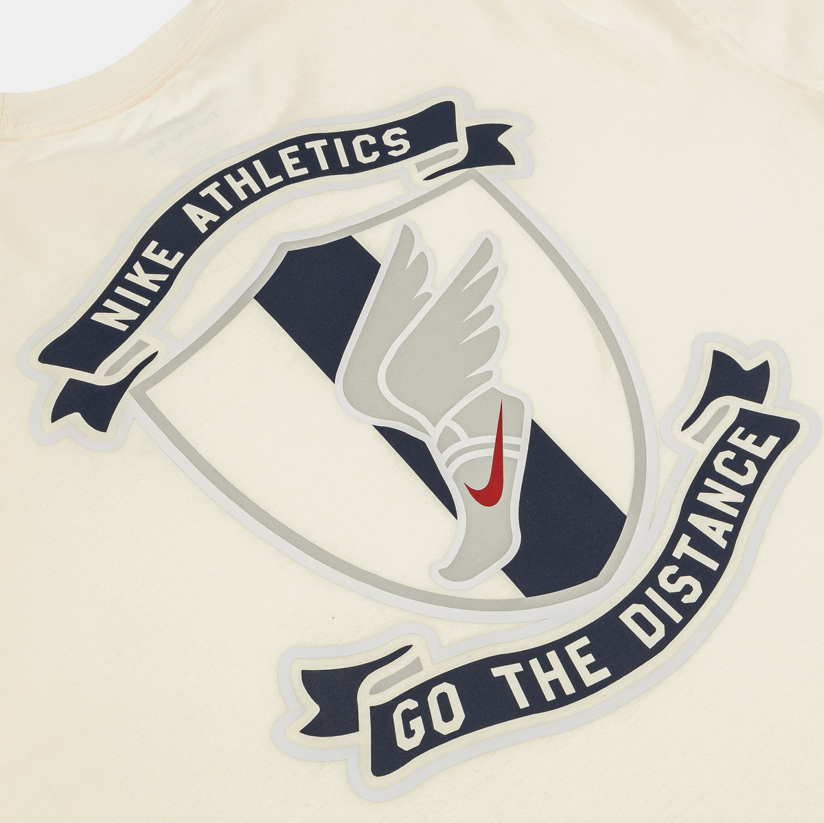 Nike Max90 Go The Distance Mens Short Sleeve Shirt Coconut Milk IH7536 ...