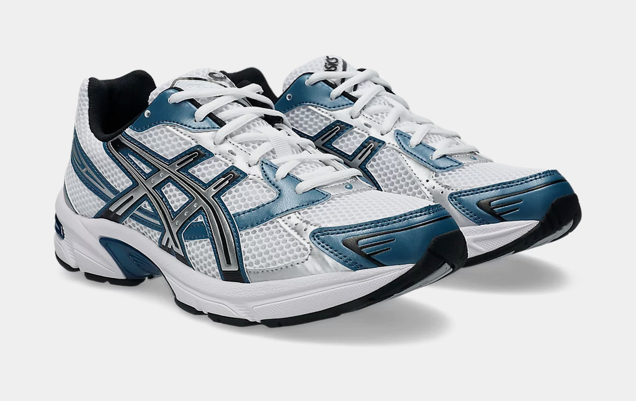 ASICS Gel 1130 Mens Running Shoes White Restful Teal 1203A609-103 ...