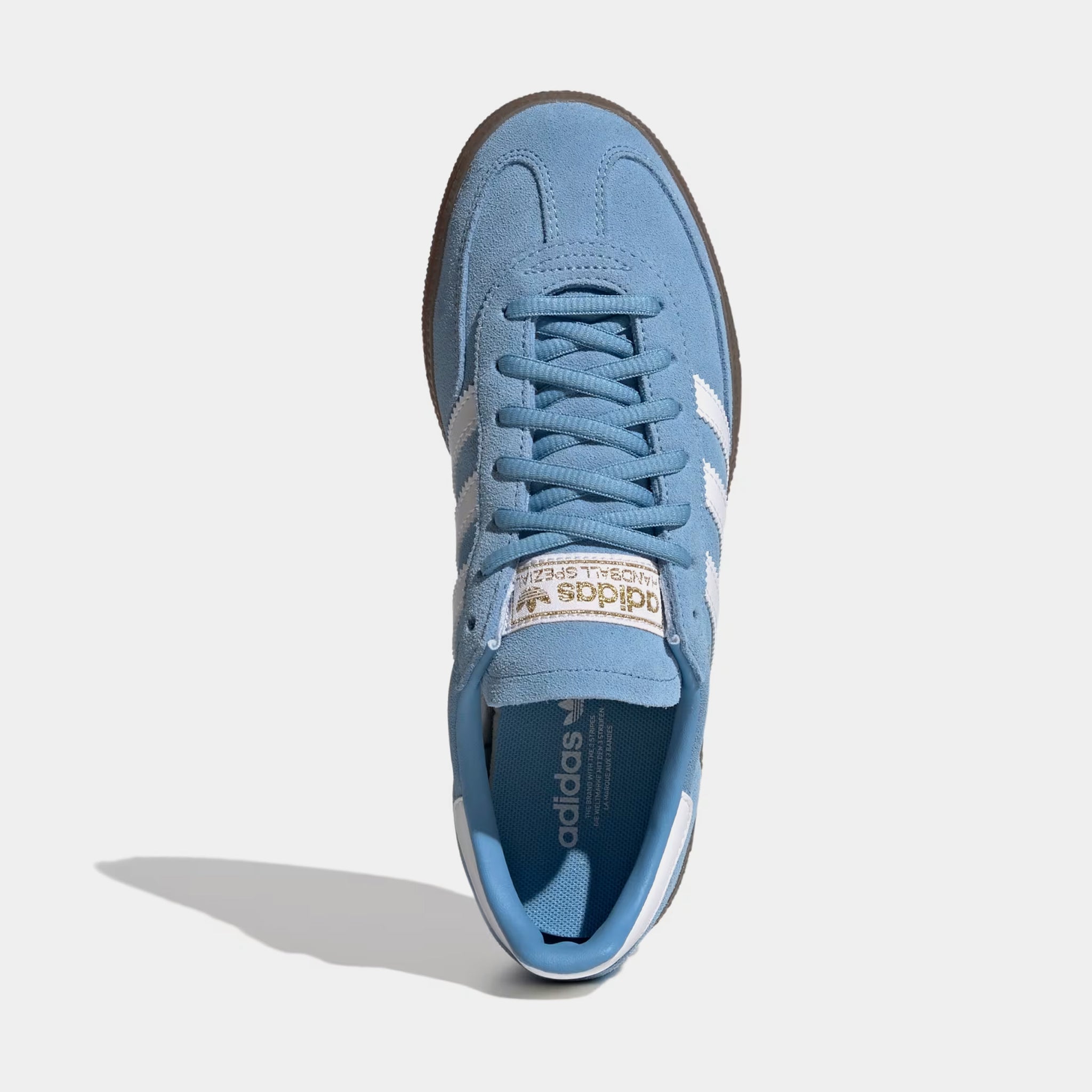 adidas Handball Spezial Womens Lifestyle Shoes Light Blue Cloud White ...