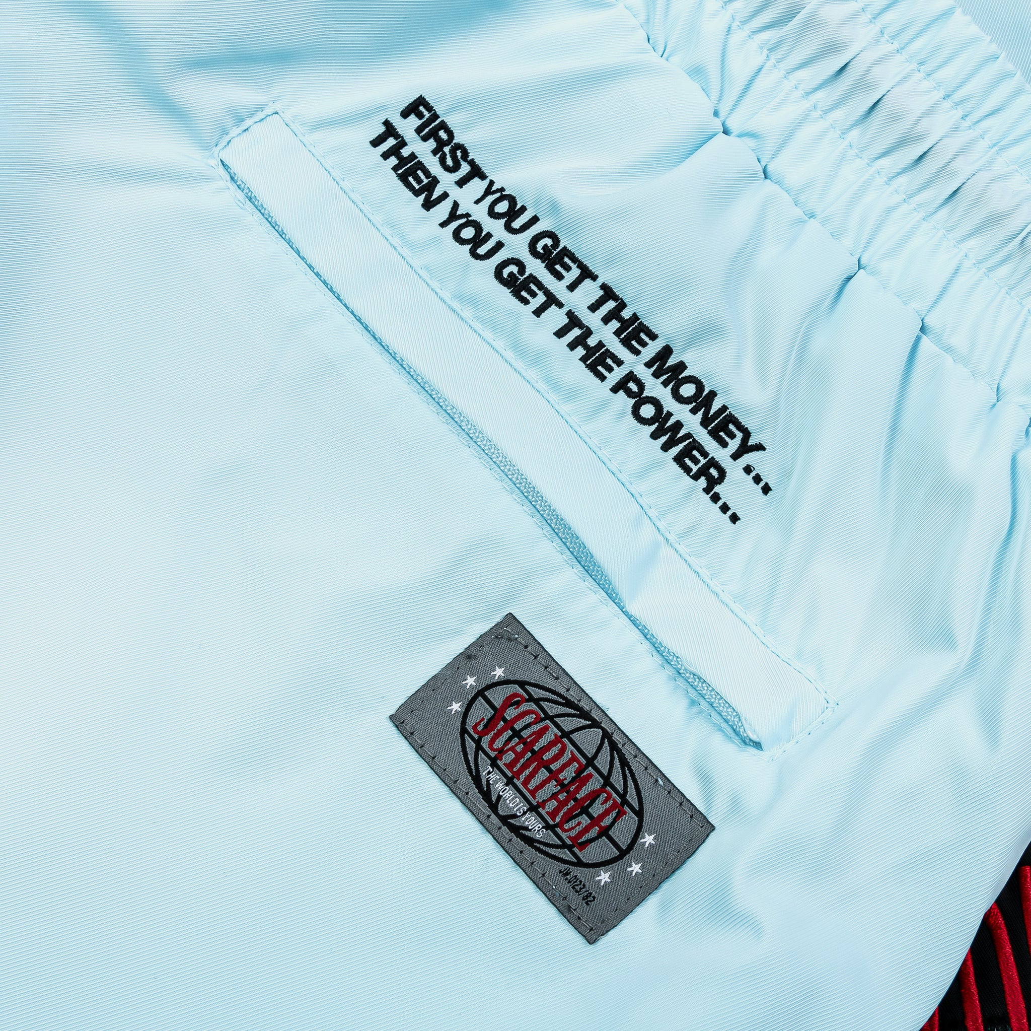 Shoe Palace SP x Scarface Power Hybrid Mens Shorts Blue Red SFHS610 ...