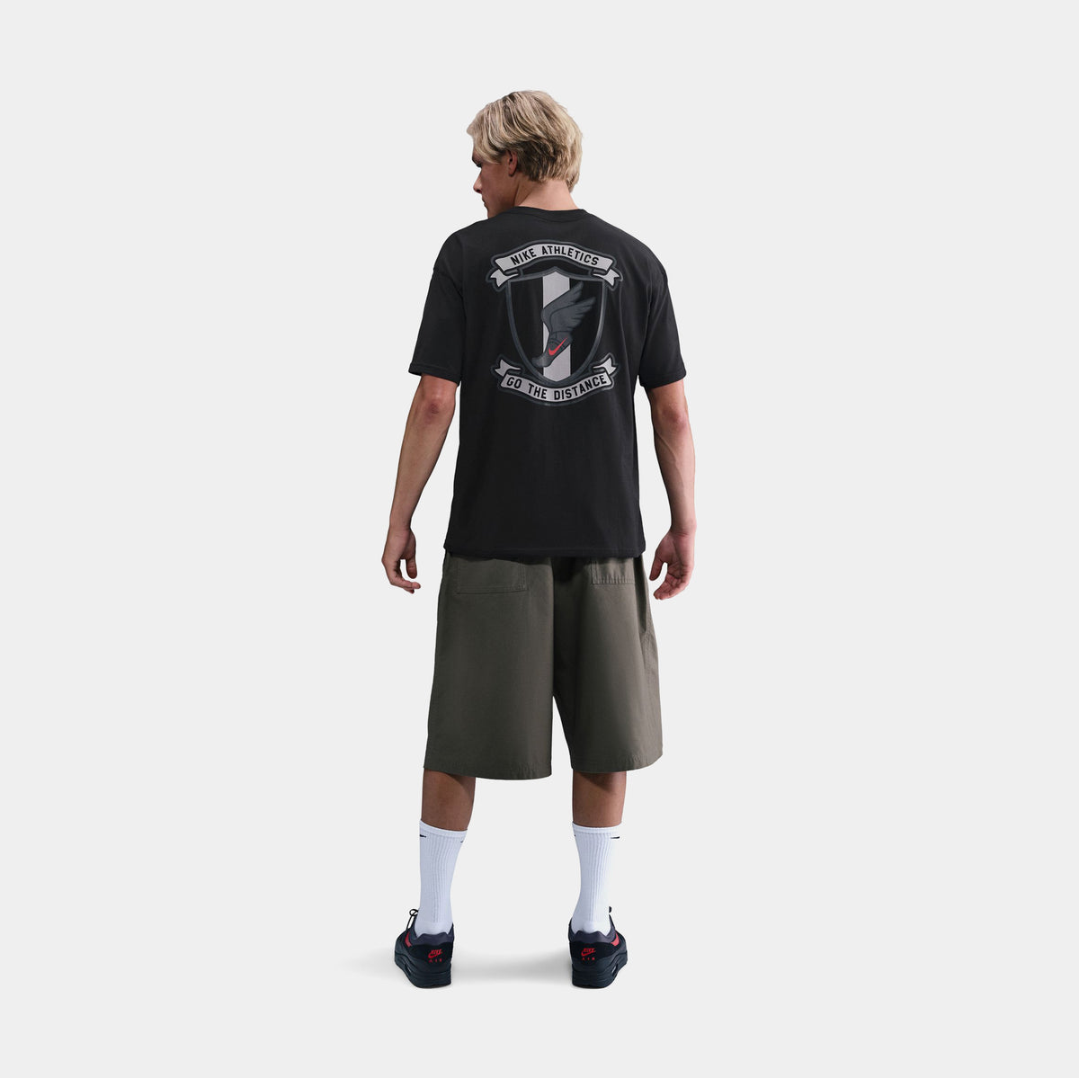 Nike Max90 BTS25 Mens Short Sleeve Shirt Black Off Noir IH7536-010 ...