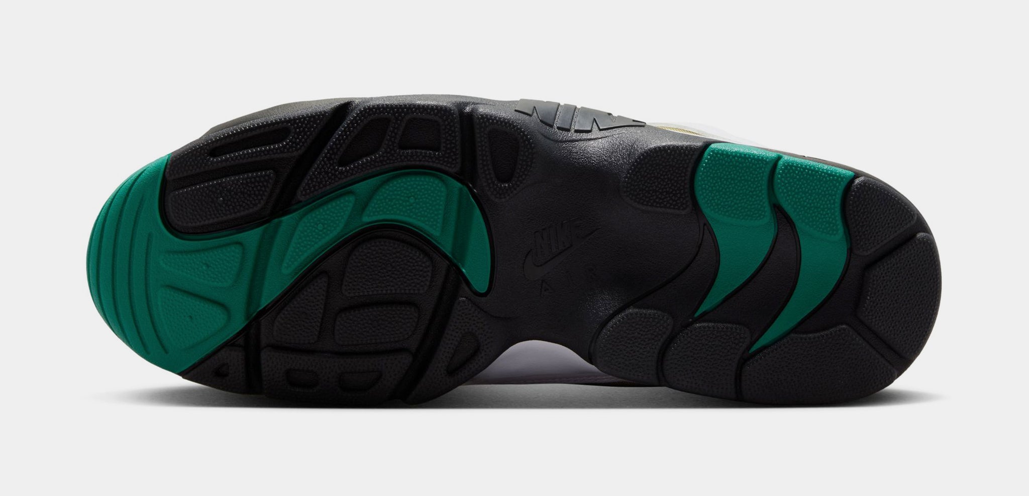 Nike Air Diamond Turf Mens Basketball Shoes Black Mystic Green White ...