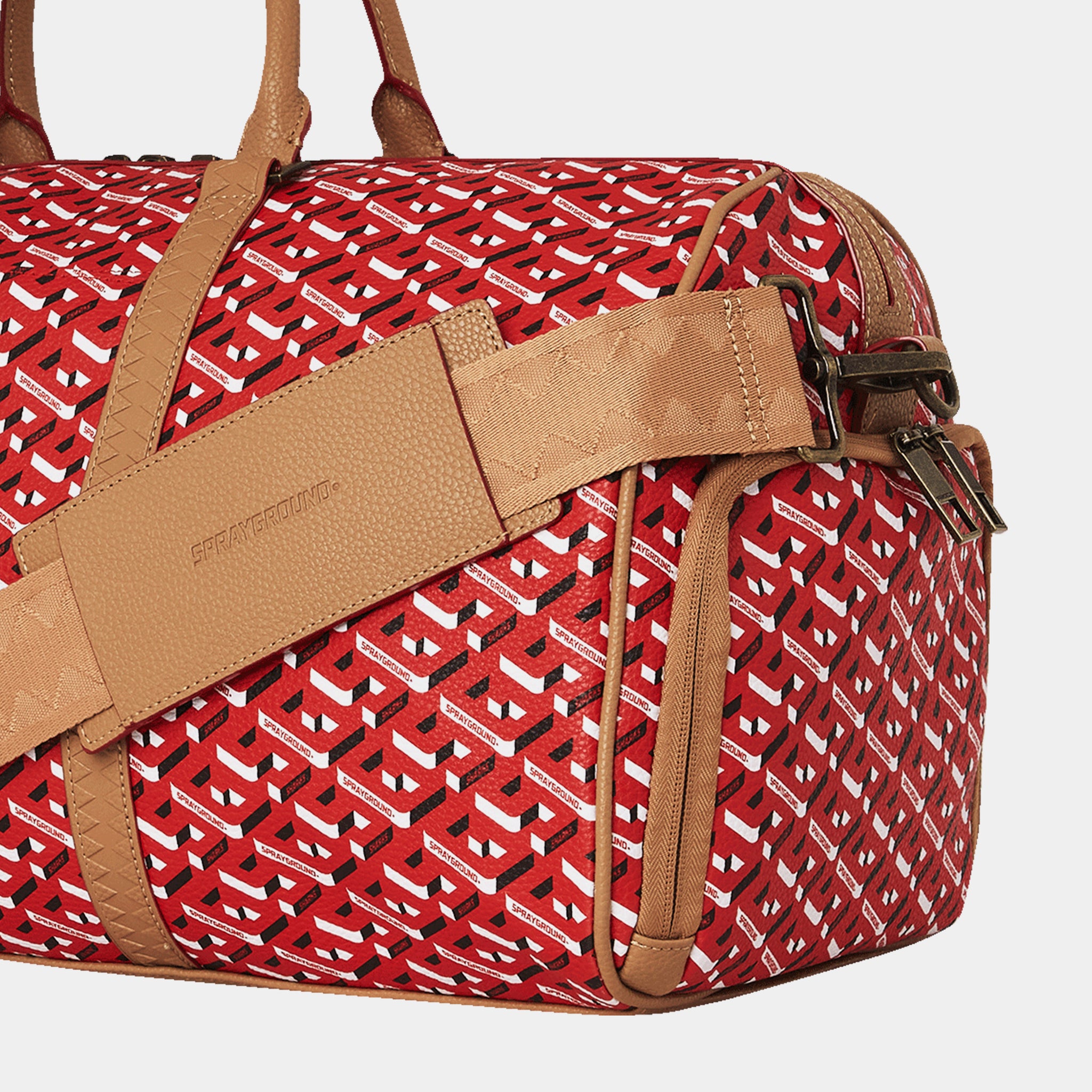 Sprayground The 3DSG Concorde Mens Duffle Bag Red 910D6058NSZ – Shoe Palace