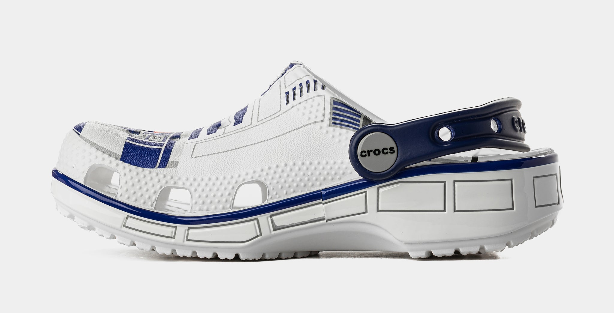 Crocs Star Wars R2-D2 Classic Clog Preschool Grade School Sandals White ...