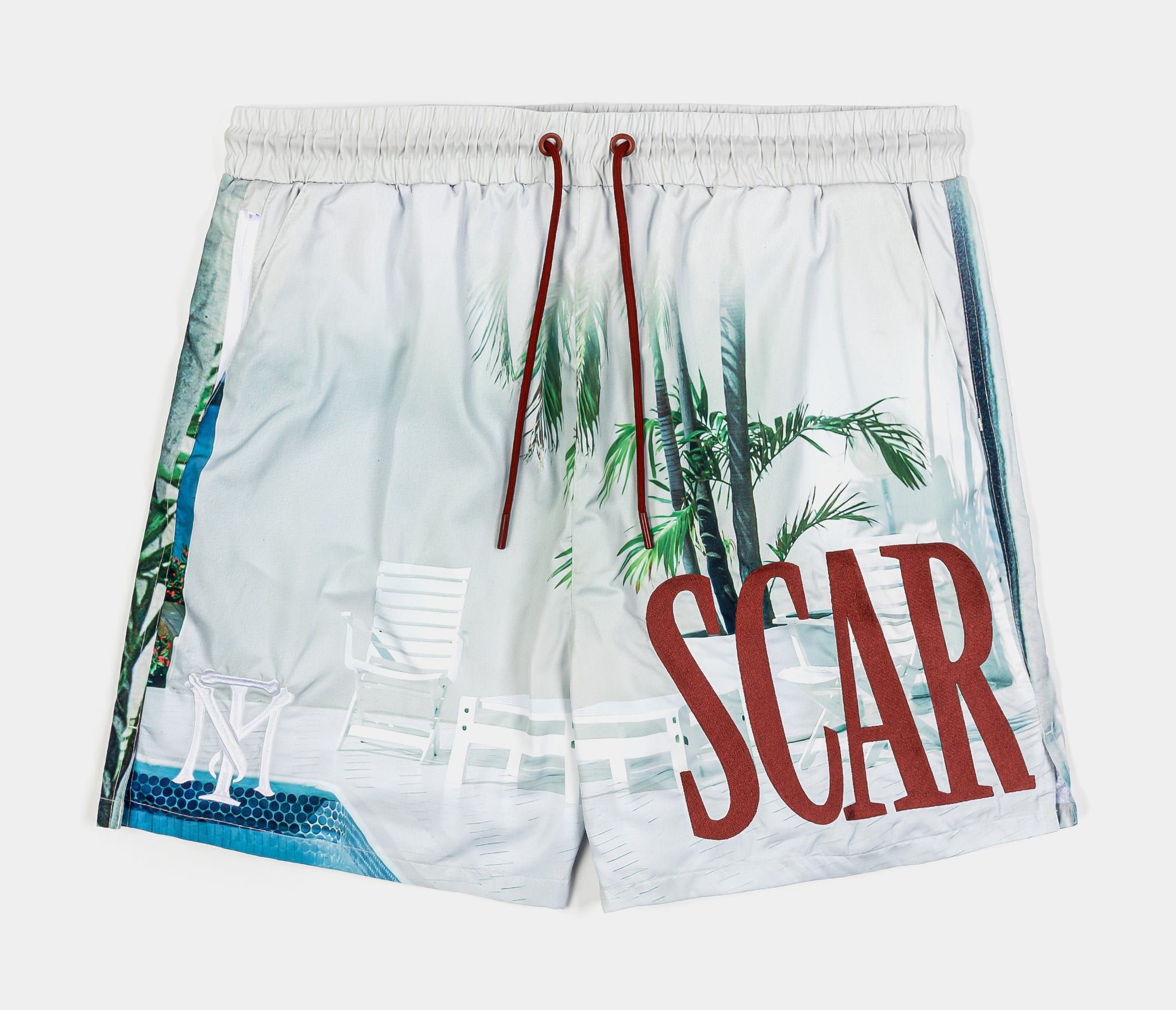 Shoe Palace SP x Scarface Pool Side Hybrid Mens Shorts White Green ...