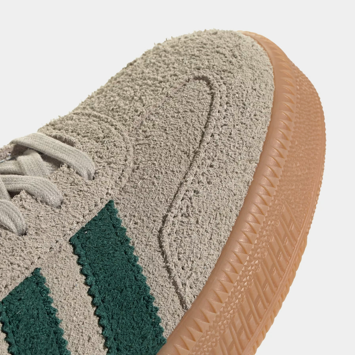 adidas Samba XLG Mens Lifestyle Shoes Putty Grey Collegiate Green Gum ...