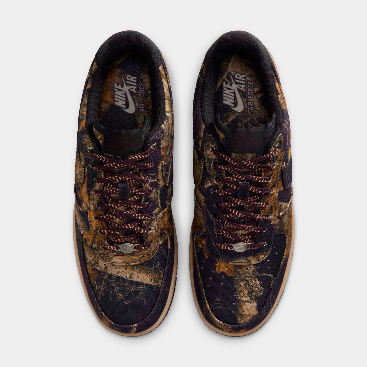 Nike RealTree x Air Force 1 Camo Mens Lifestyle Shoes Multi-Color Gum ...
