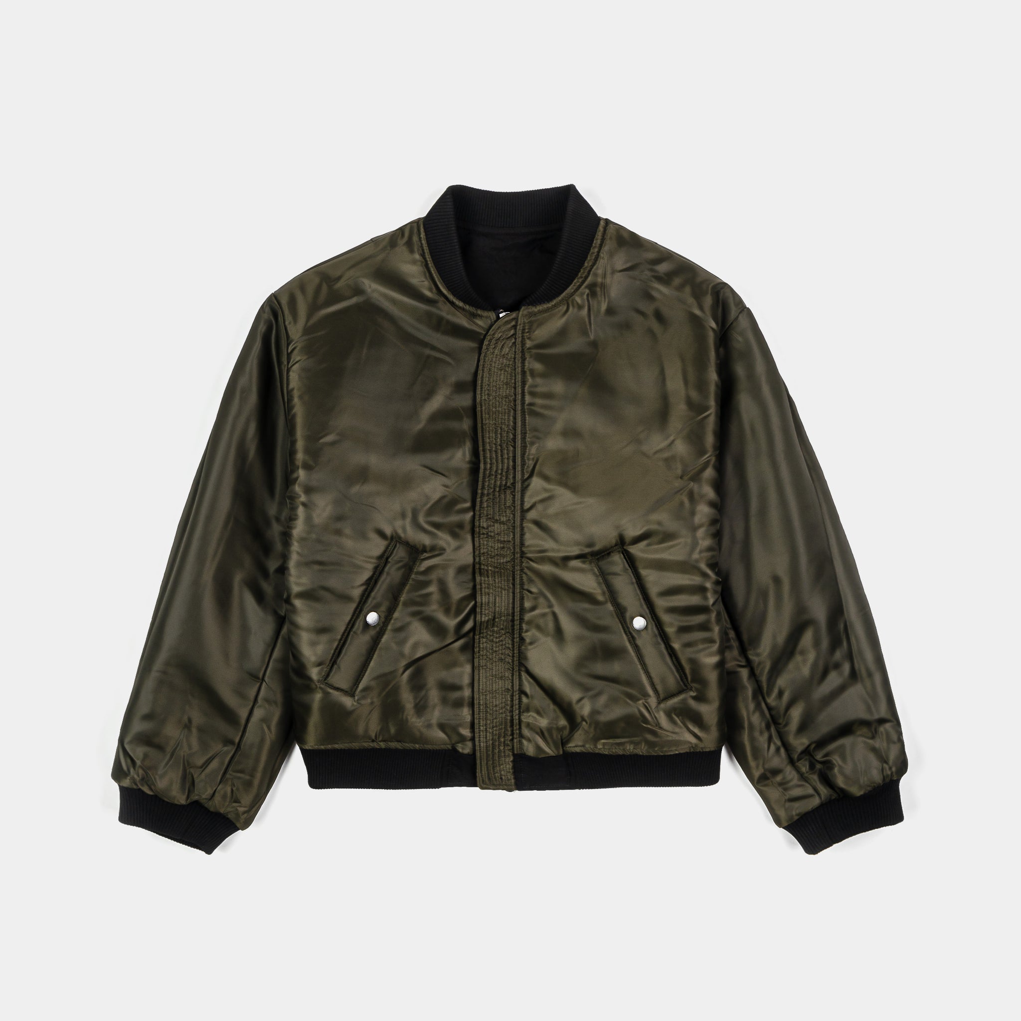 Maison Article Reversible Bomber Mens Jacket Black Green MANB101 – Shoe ...