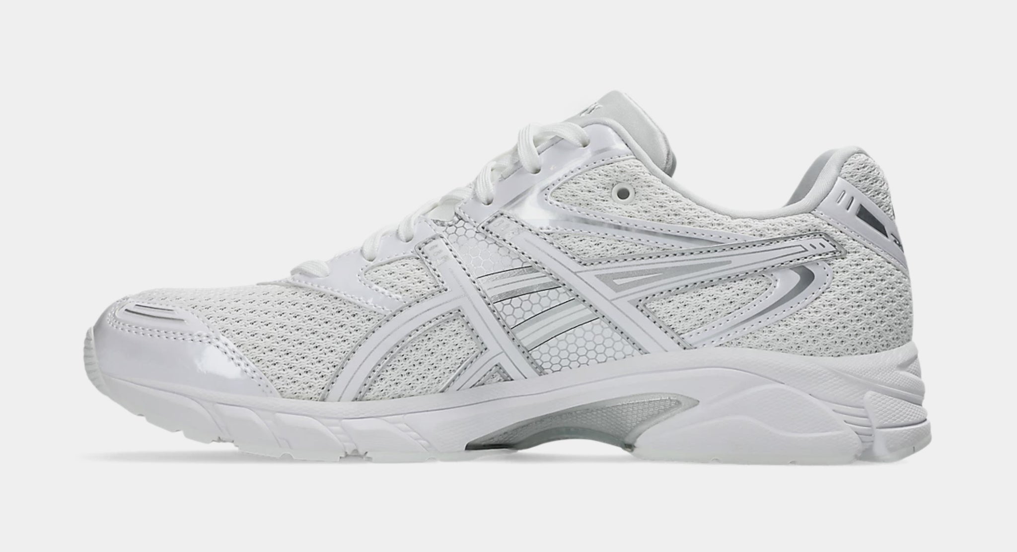 ASICS Gel DS Trainer 14 Mens Running Shoes White Pure Silver 1203A608 ...