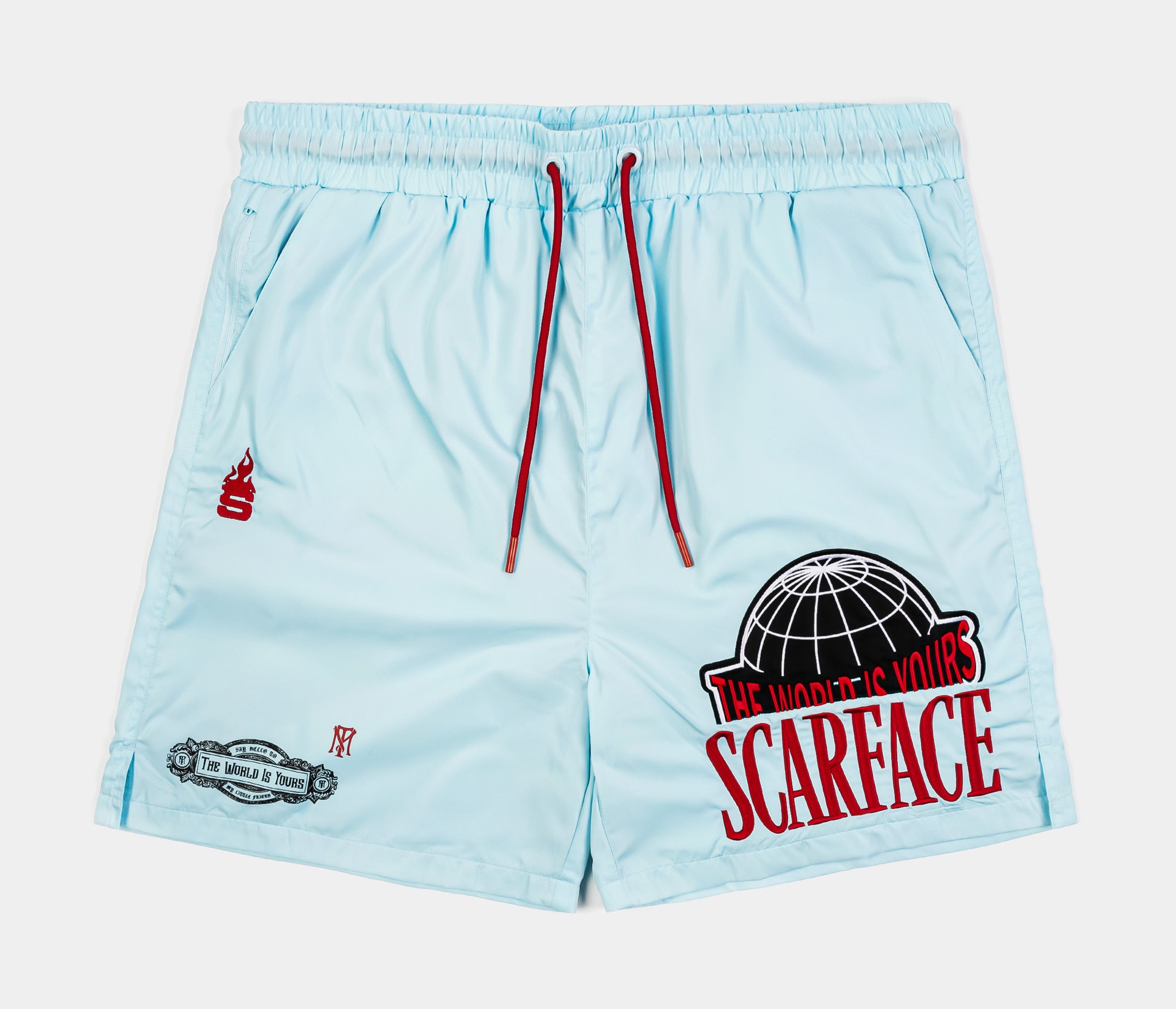 Shoe Palace SP x Scarface Power Hybrid Mens Shorts Blue Red SFHS610 ...