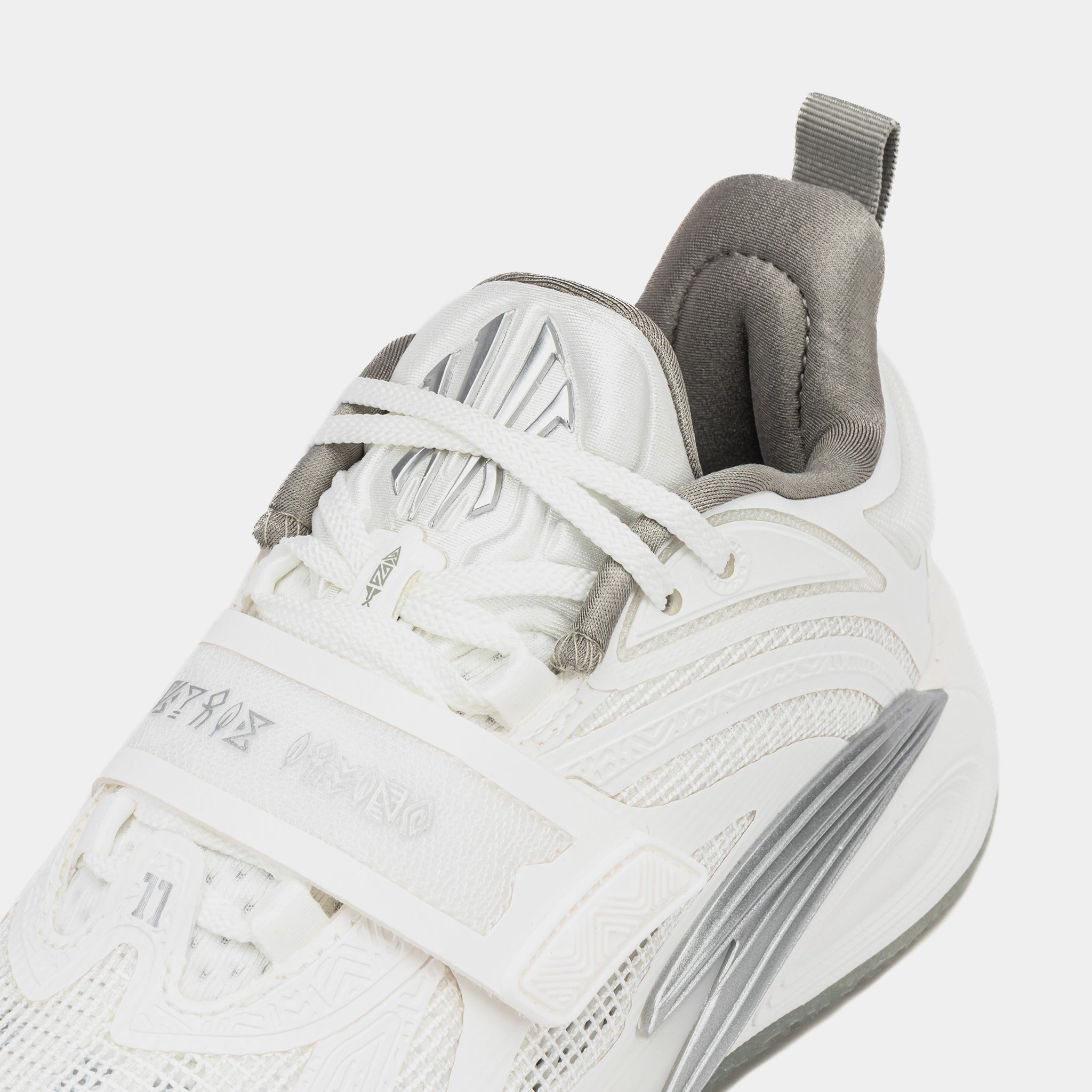 ANTA Kai 1 Yang Grade School Basketball Shoes White Grey W3124C1199-6 ...