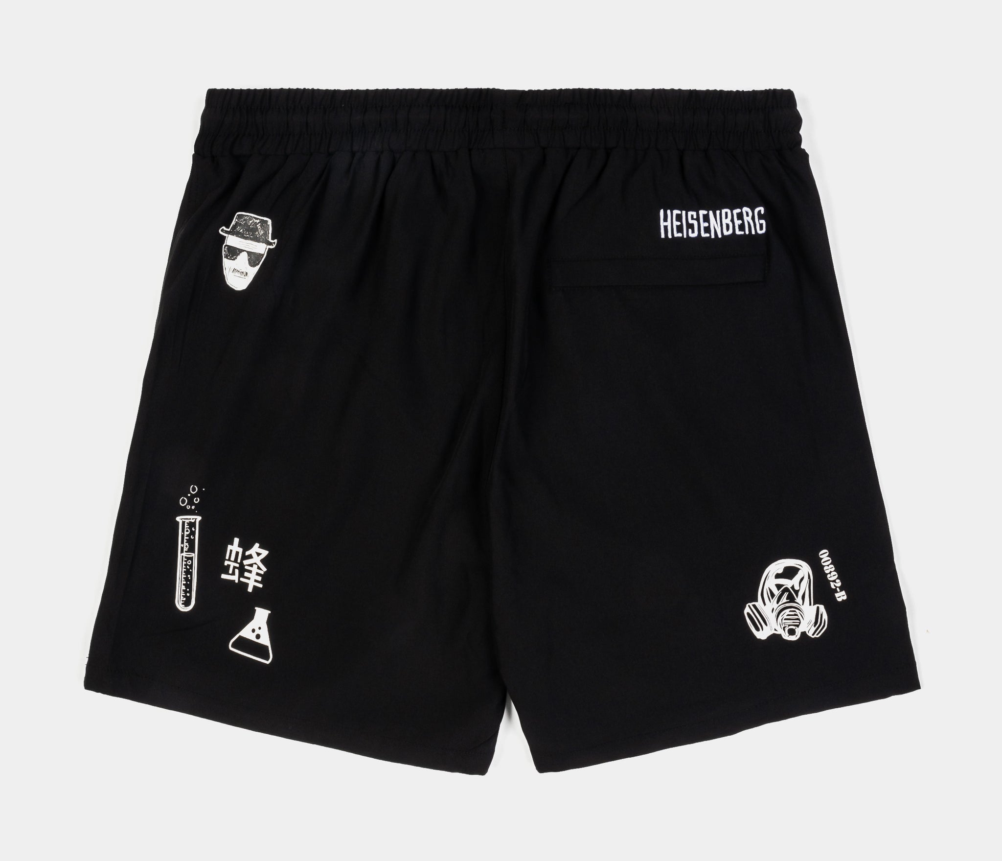 Shoe Palace SP x Breaking Bad Institute Hybrid Mens Shorts Black White ...