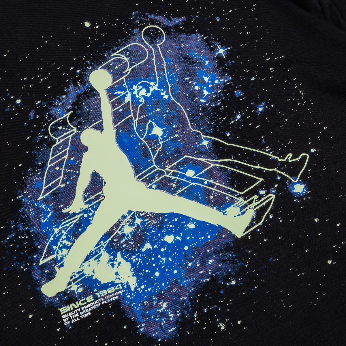 Jordan Jumpman Glow Sky Is Not The Limit Grade School Short Sleeve ...