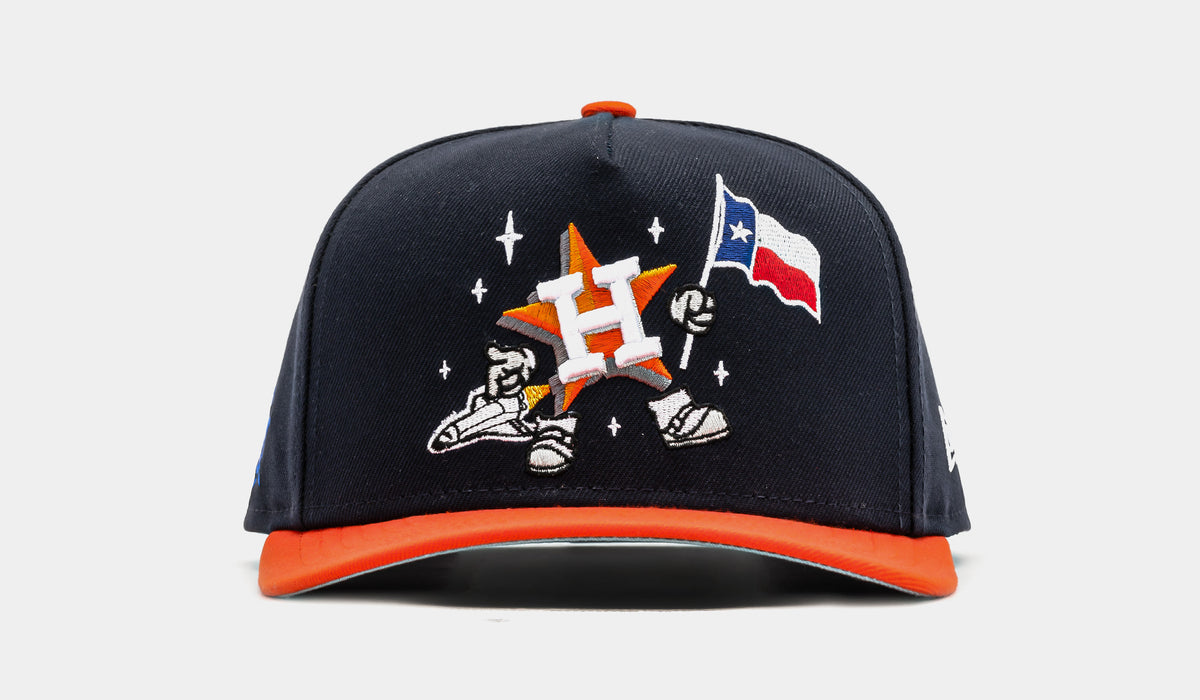 New Era Houston Astros Cartoon 950AF Snapback Mens Hat Navy Orange ...